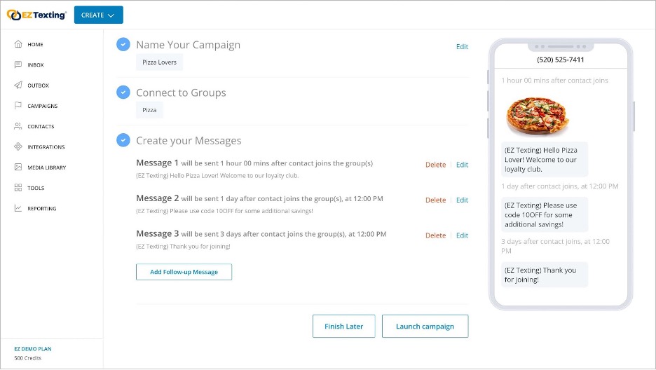 EZ Texting Review and Pricing in 2024 | business.com